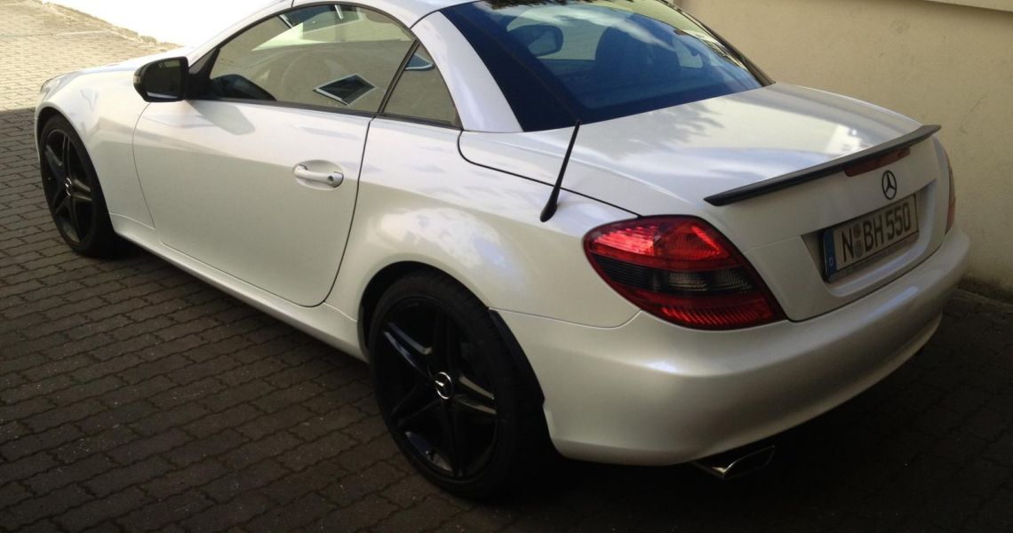 Mercedes SLK White Pearl - LP-Foil.de