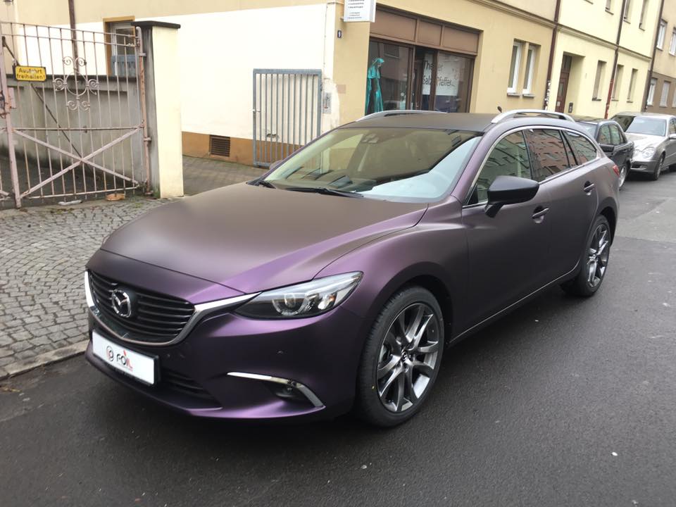 Mazda 6 Kombi Midnight Purple Matt by PWF - LP-Foil.de